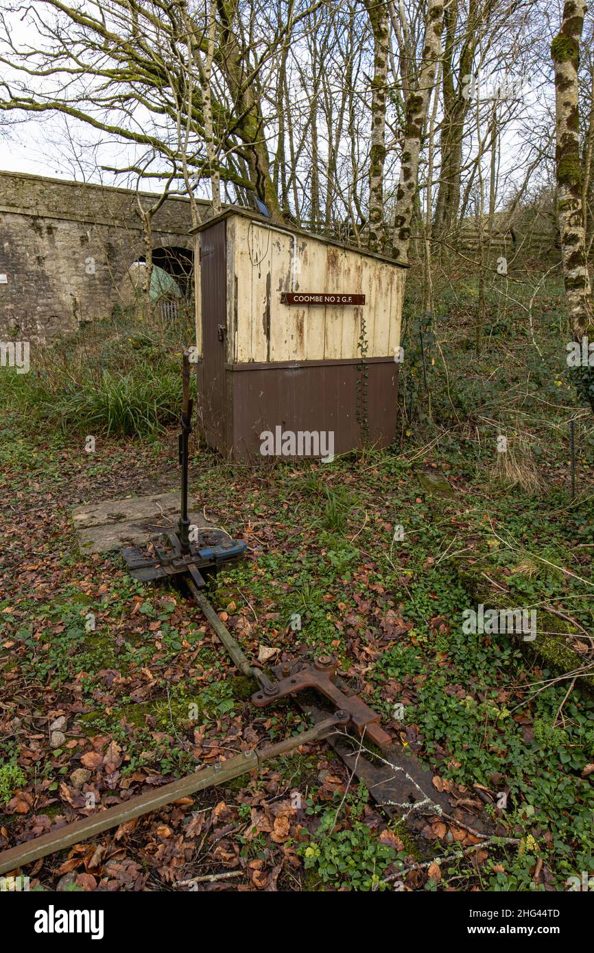 Combe junction Looe Valley Line Liskeard Cornwall Stock Photo - Alamy