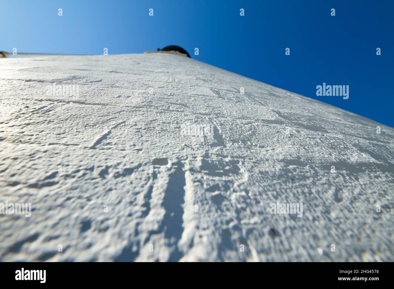 An abstract view looking up a lighthouse tower Stock Photo - Alamy