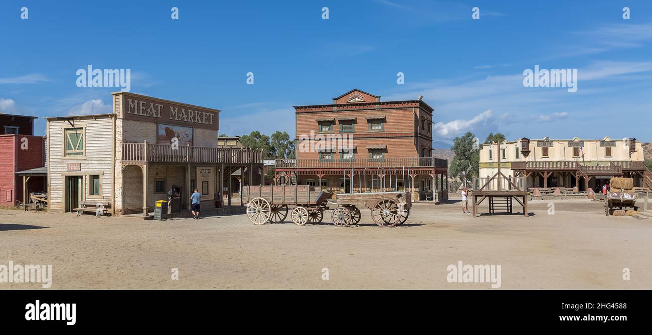 Alméria Spain - 09 15 2021: View at the Oasys - Mini Hollywood, a ...
