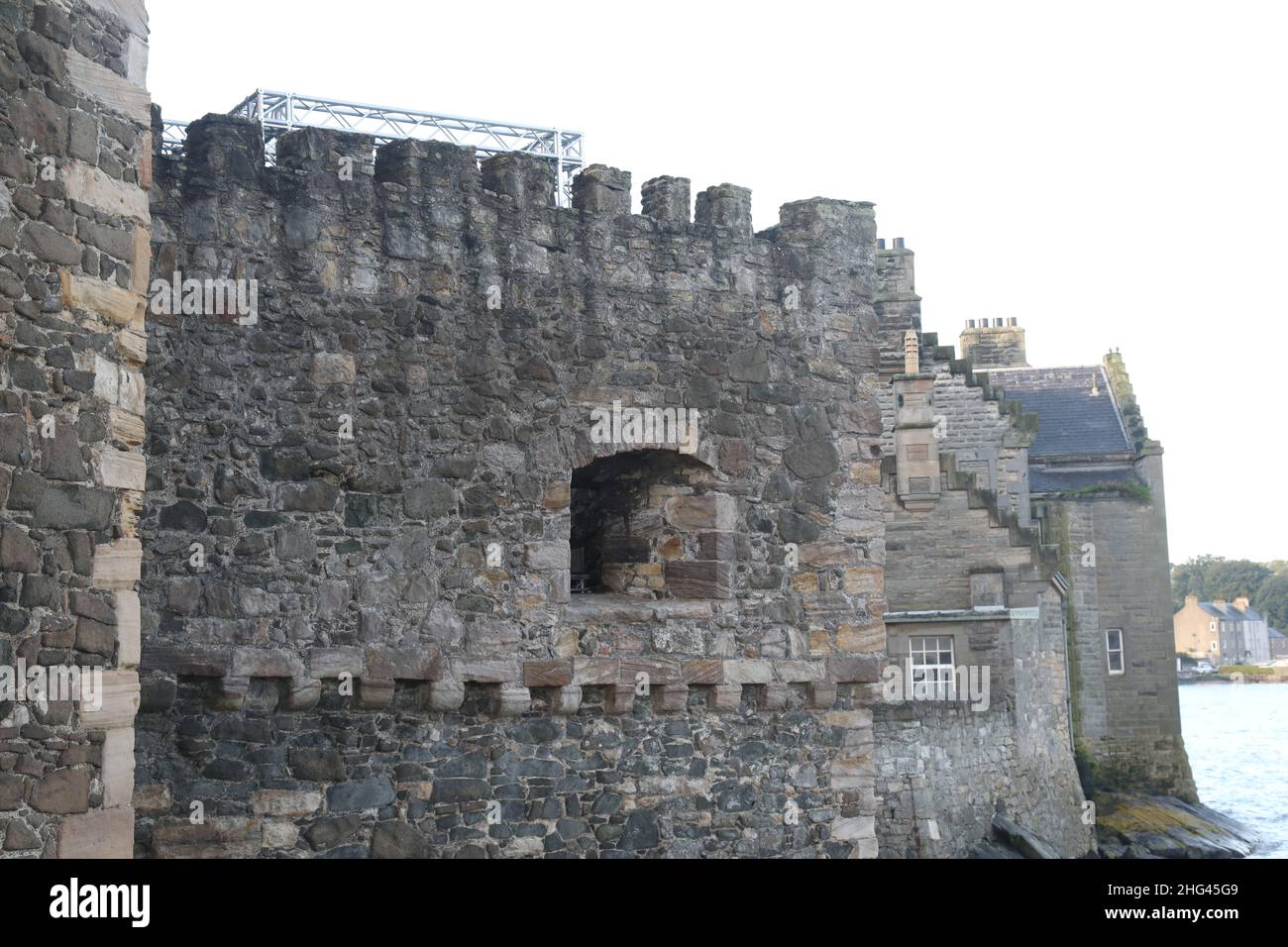 scottish castles fortress Stock Photo - Alamy