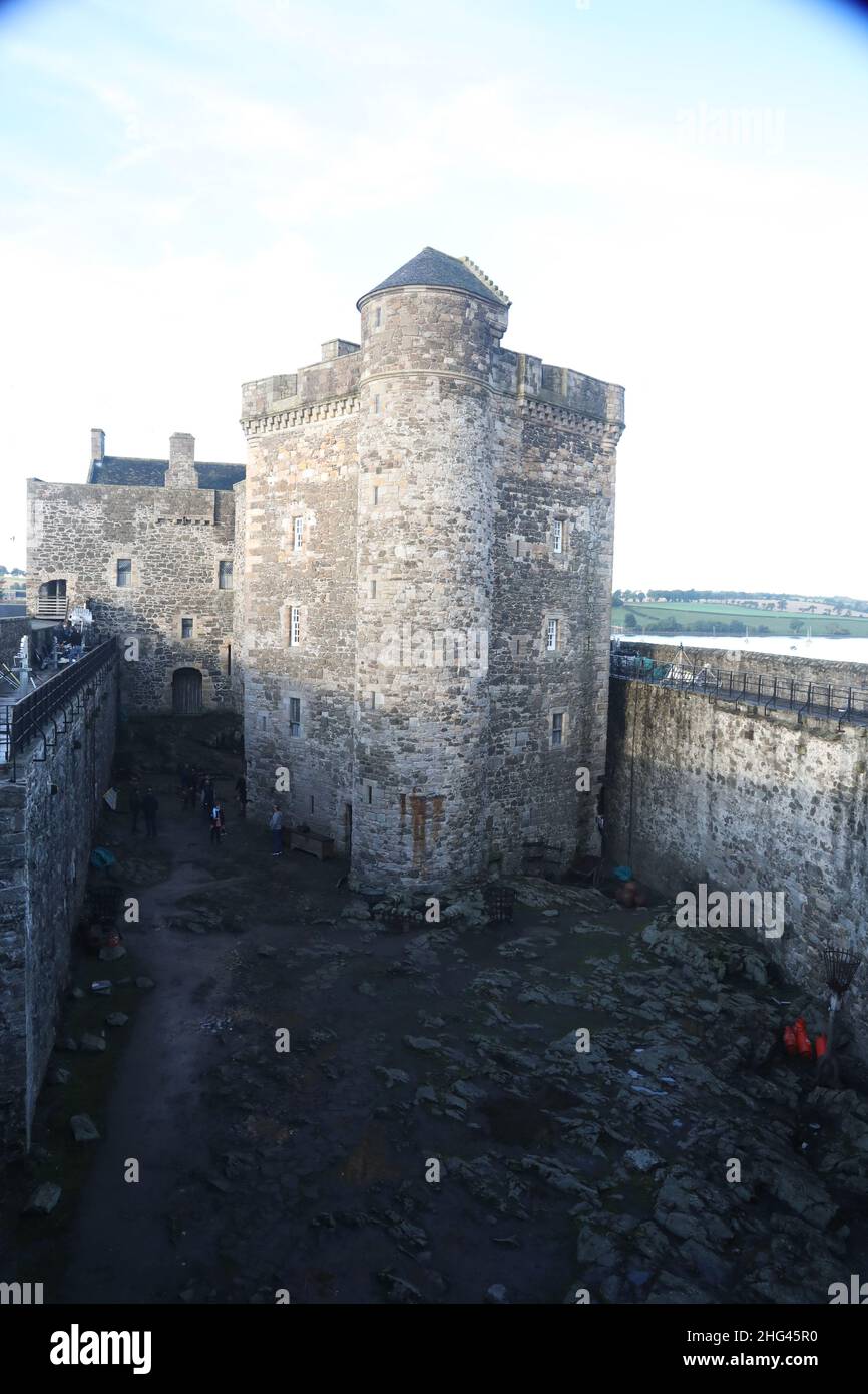 scottish castles fortress Stock Photo - Alamy