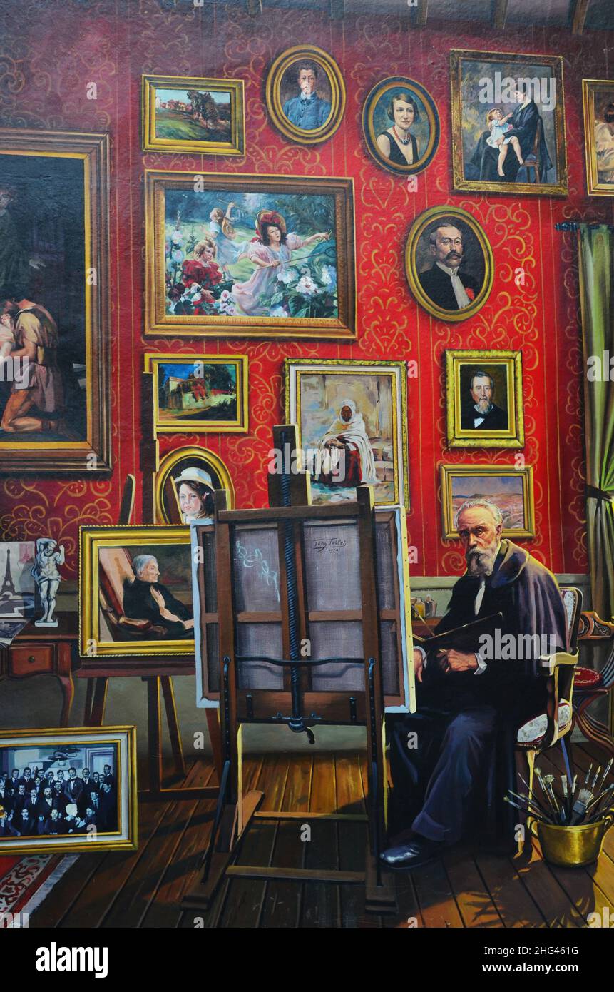 Mural painted by CitéCréation in honor to Tony Tollet, artist of Lyon ...