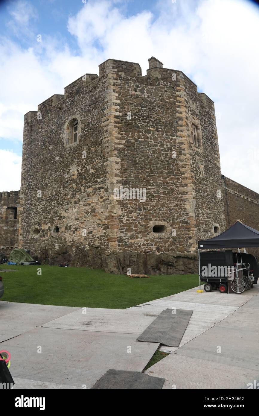 scottish castles fortress Stock Photo - Alamy