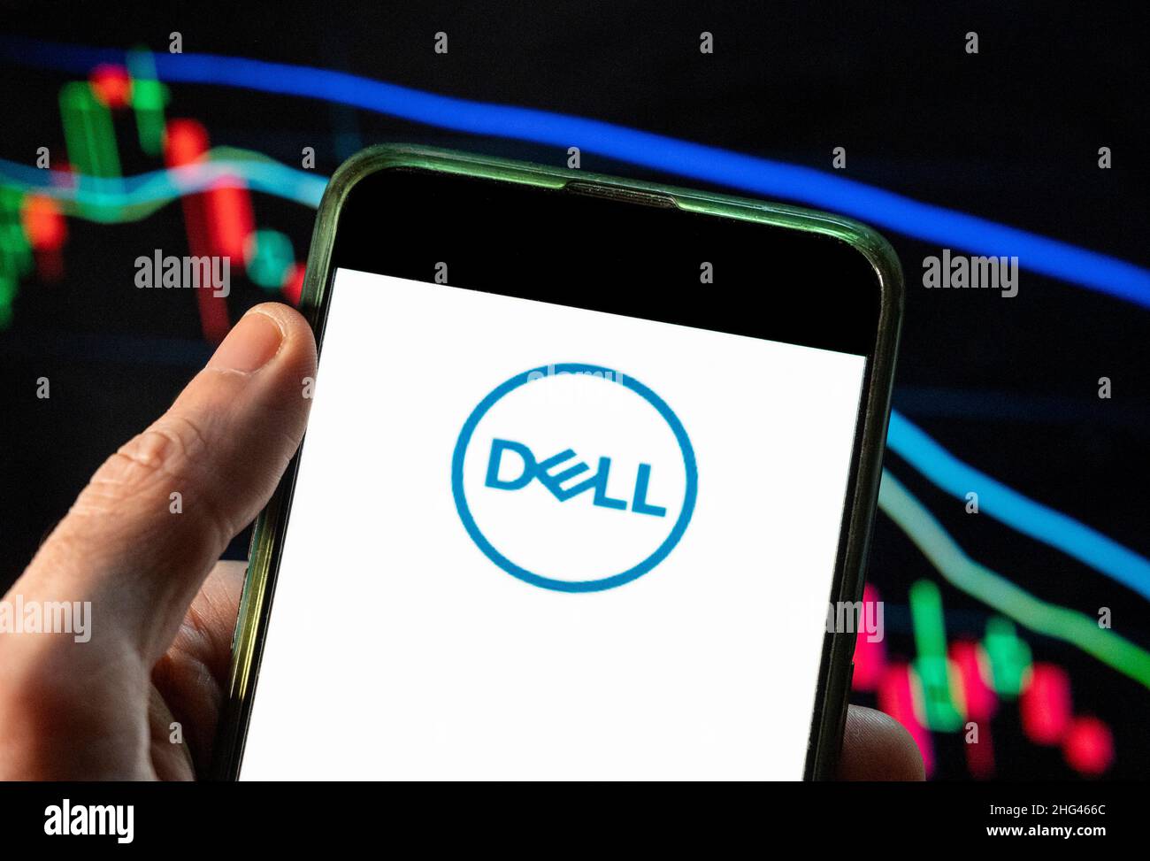 In this photo illustration the American multinational computer ...