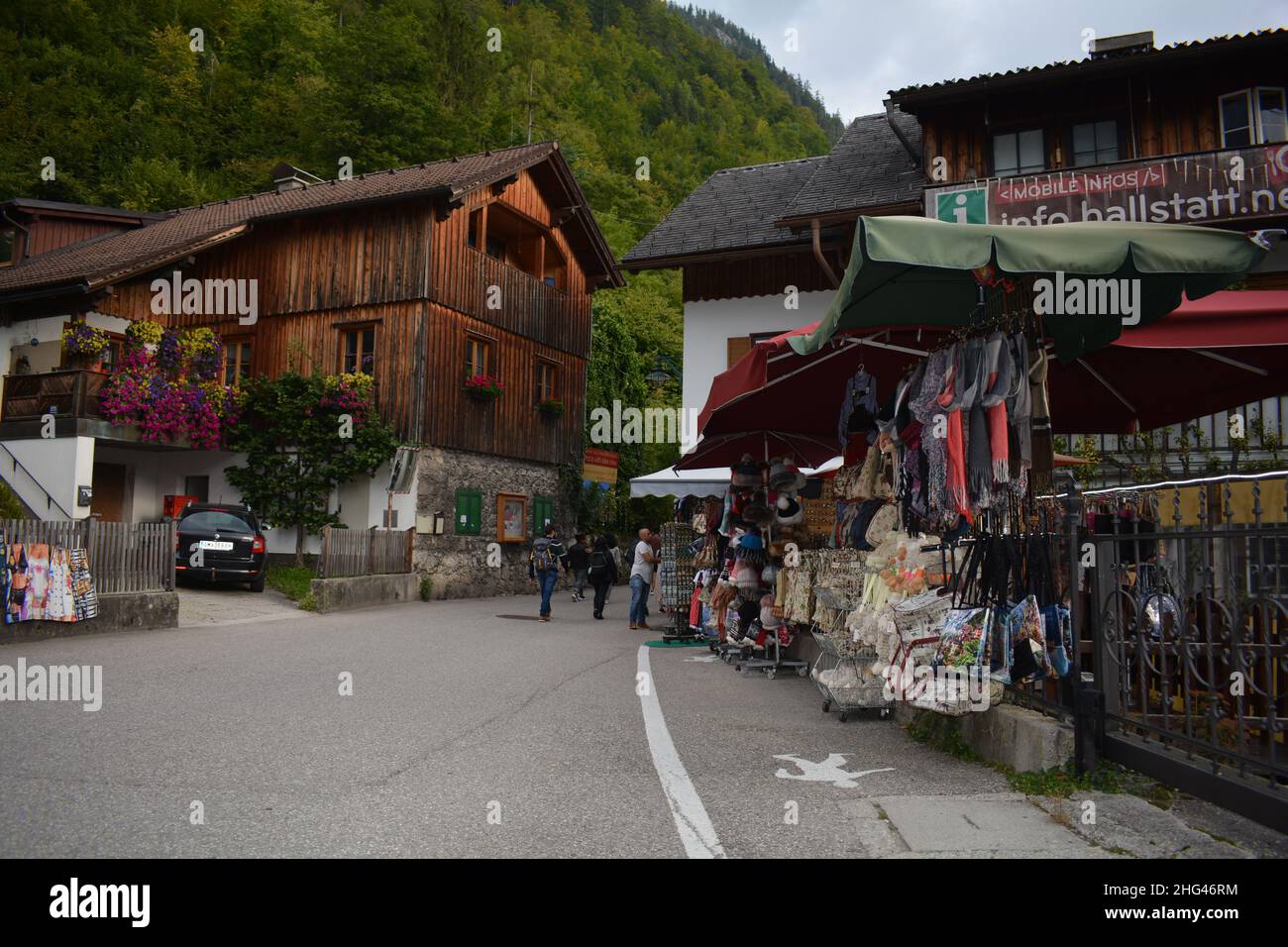 Hallstatt austria map hi-res stock photography and images - Alamy