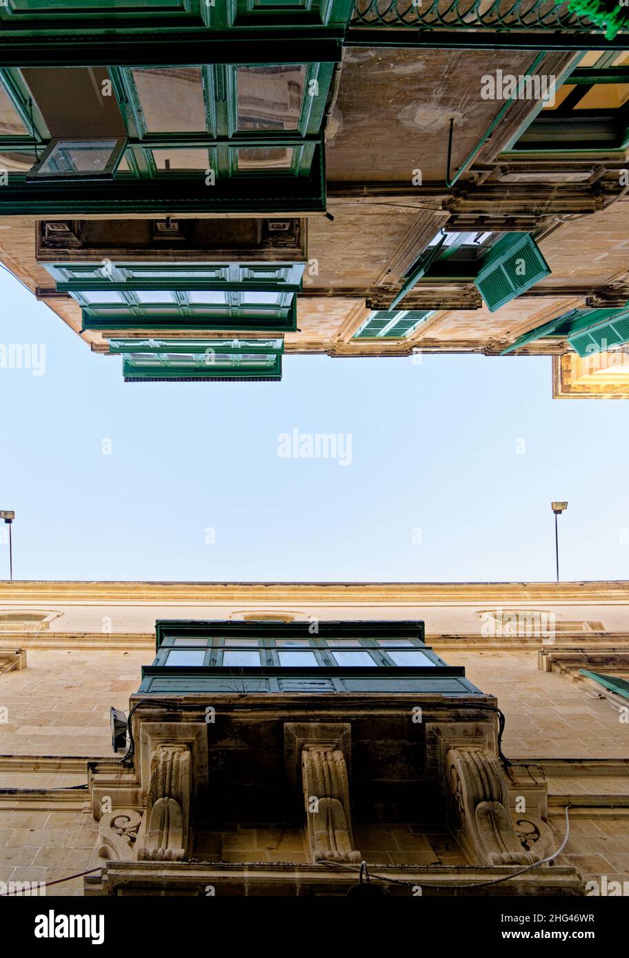 Traditional maltese vintage house, front details - old style building ...