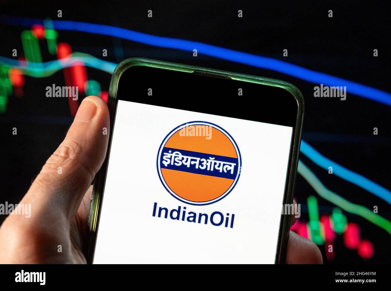 Indian oil logo hi-res stock photography and images - Alamy