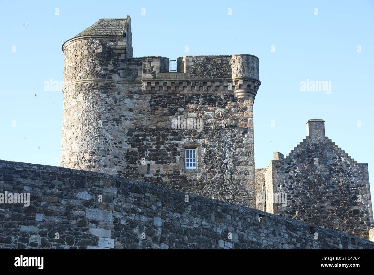 scottish castles fortress Stock Photo - Alamy