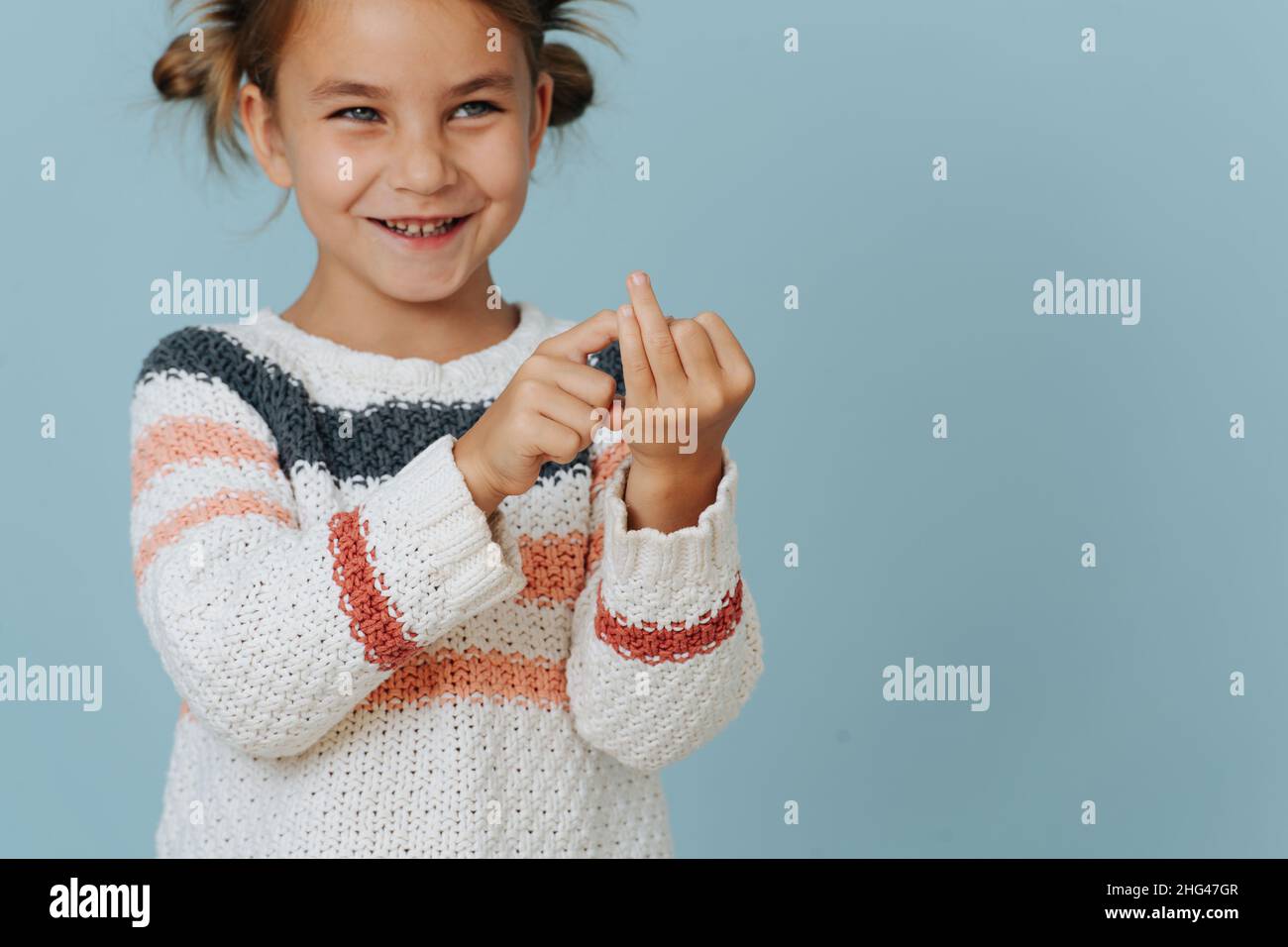 Girl child count counting on fingers hi-res stock photography and ...