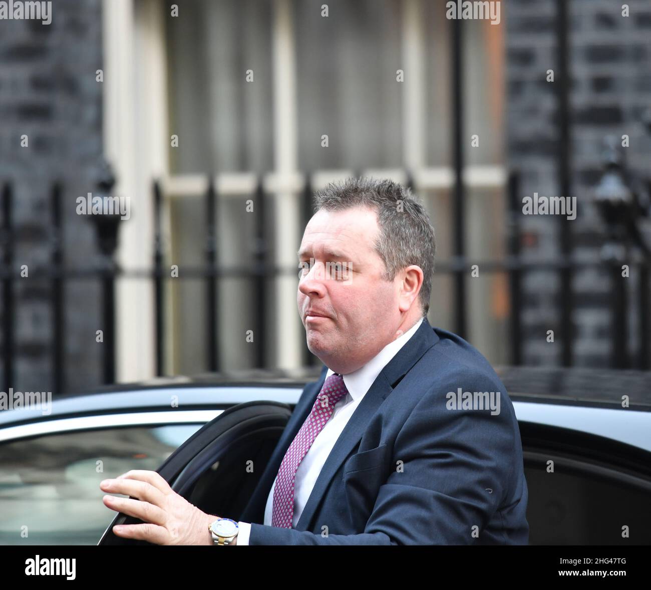 Downing Street, London, UK. 18 January 2022. Mark Spencer MP ...