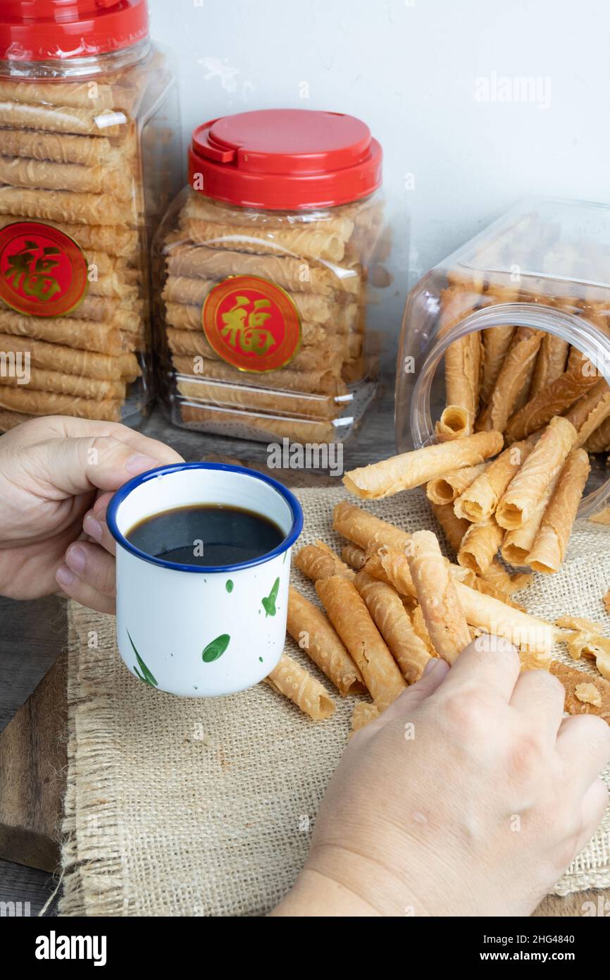 Semprong Cake High Resolution Stock Photography and Images - Alamy