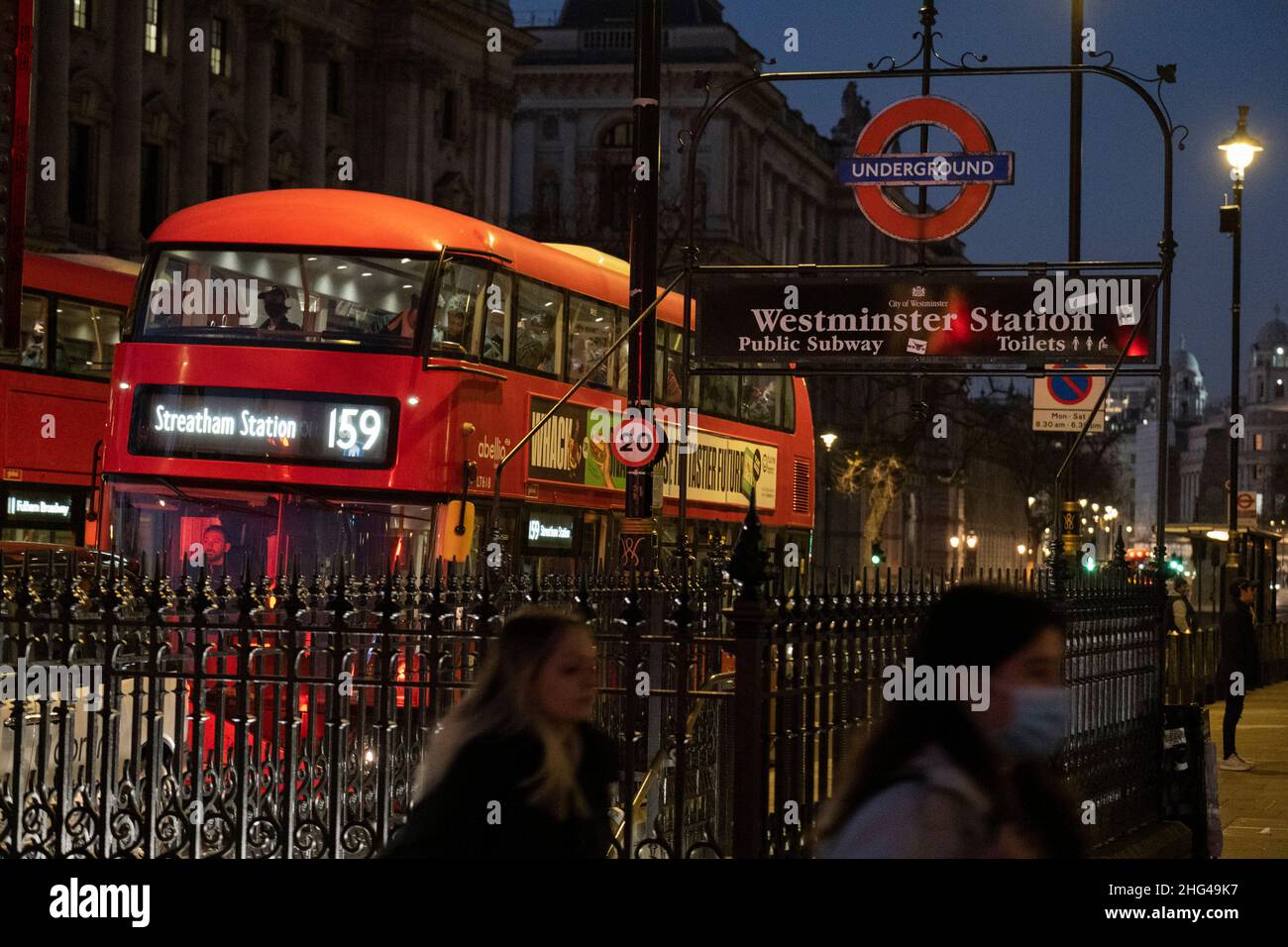 Westminster underground station whitehall hi-res stock photography and ...