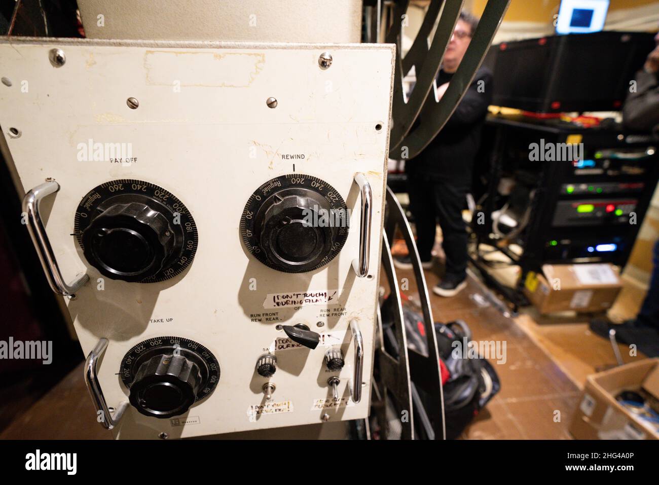 Projection booth hi-res stock photography and images - Alamy