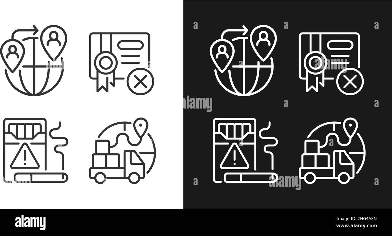 Contraband items Stock Vector Images - Alamy