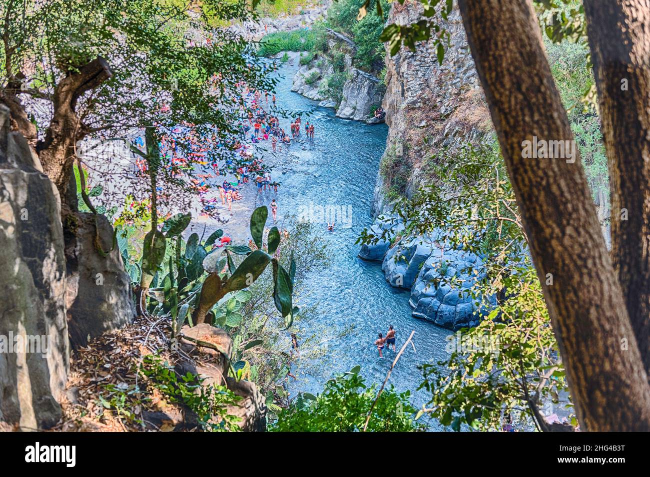 The impressive natural system of gorges and ravines eroded over the ...