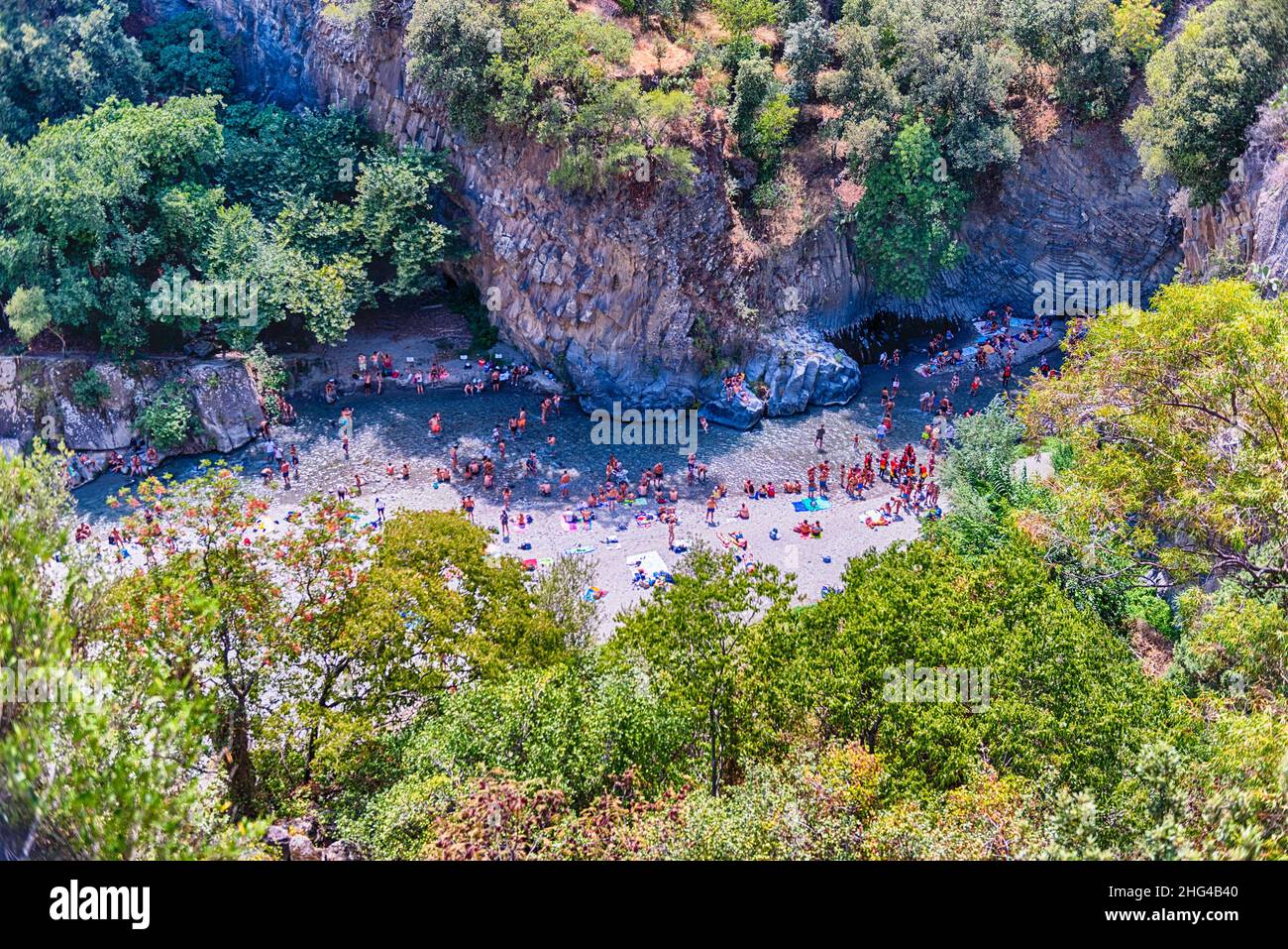 The impressive natural system of gorges and ravines eroded over the ...