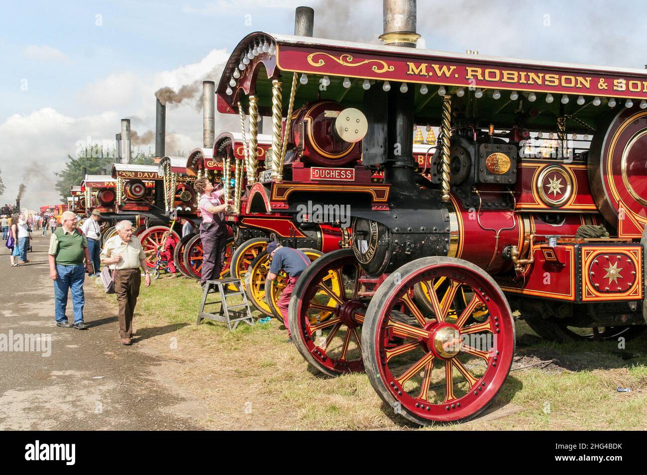 The Pickering Traction Engine Rally in 2007 Stock Photo - Alamy