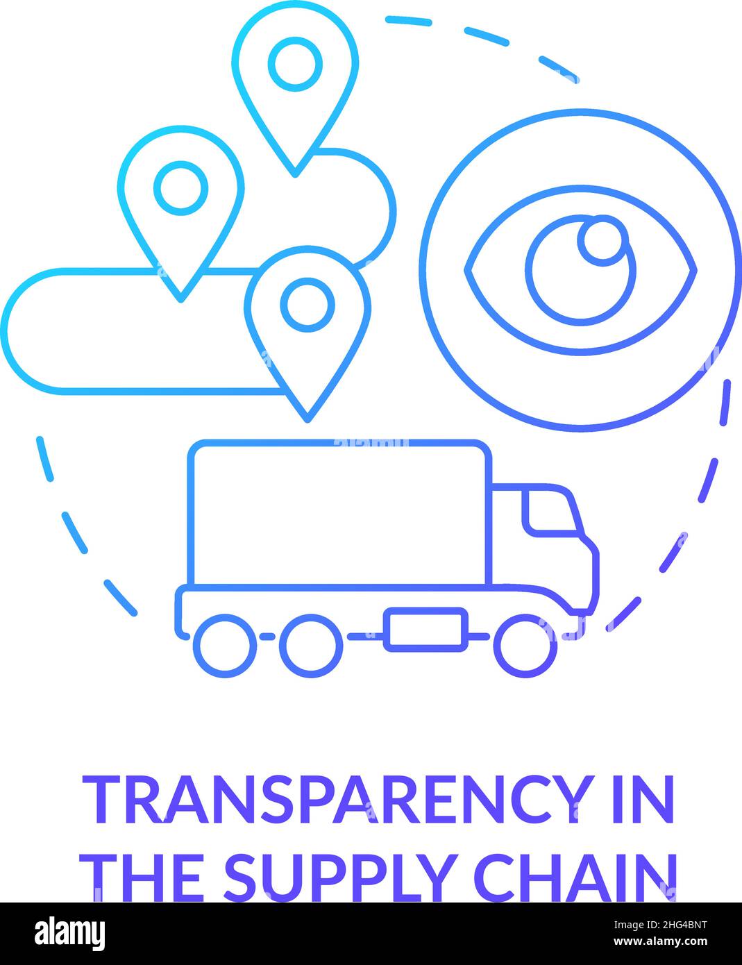 Supply chain blue Stock Vector Images - Alamy