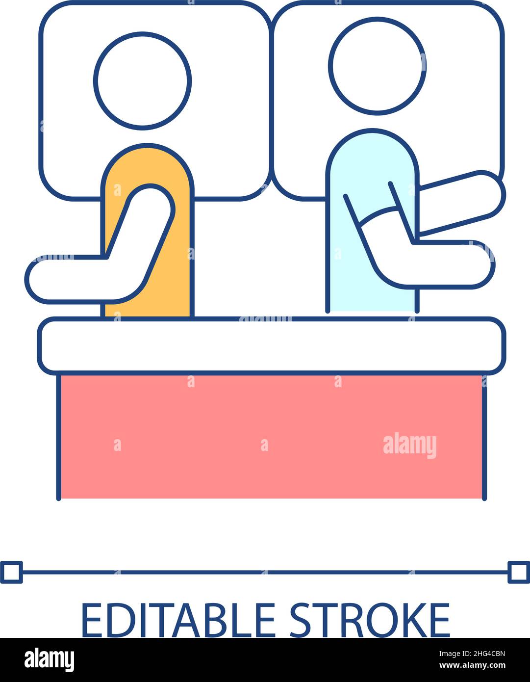 Lack of commitment RGB color icon Stock Vector Image & Art - Alamy