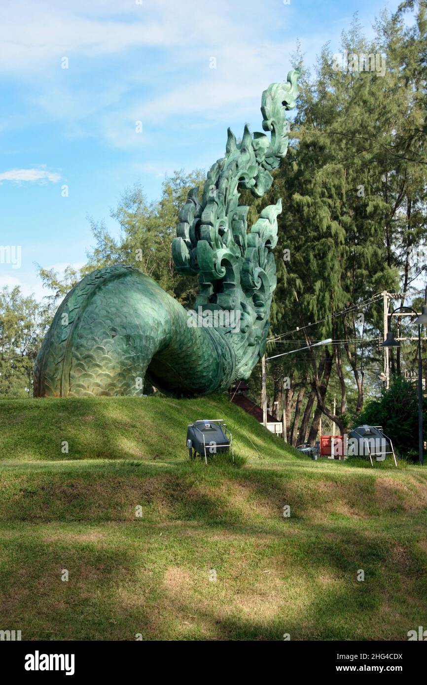 Songkhla, Thailand - July 23 2007: The Tail of the serpent is the third ...