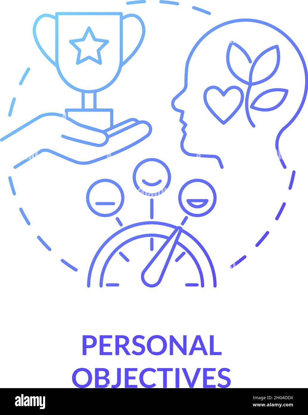 Personal objectives blue gradient concept icon Stock Vector Image & Art ... Personal objectives blue gradient concept icon Stock Vector Image & Art ...