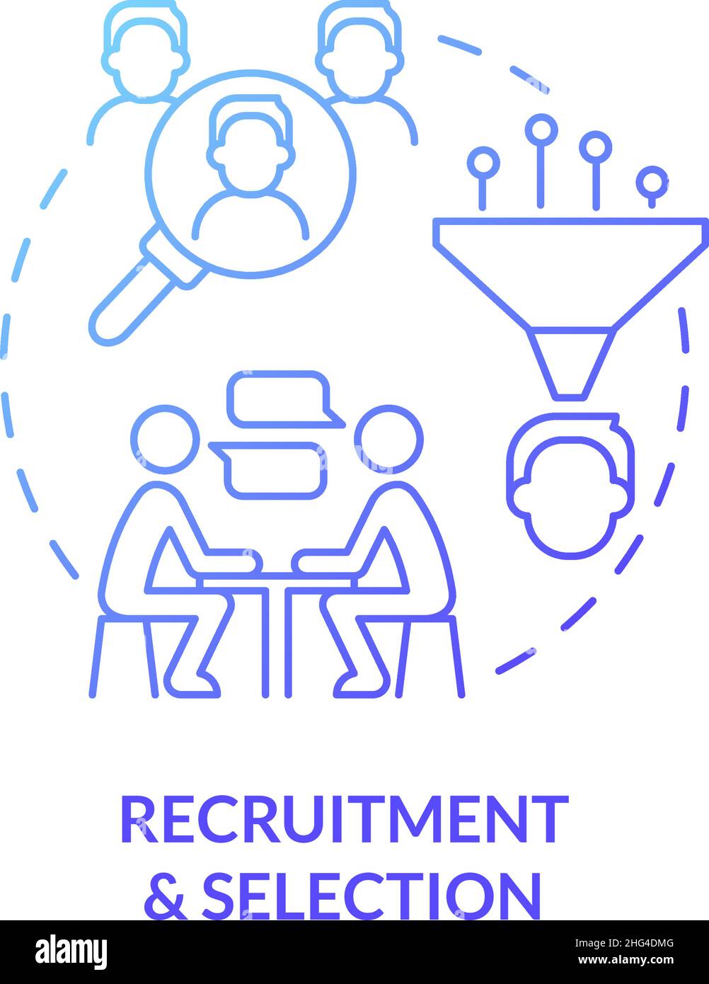 Assessment and selection Stock Vector Images - Alamy