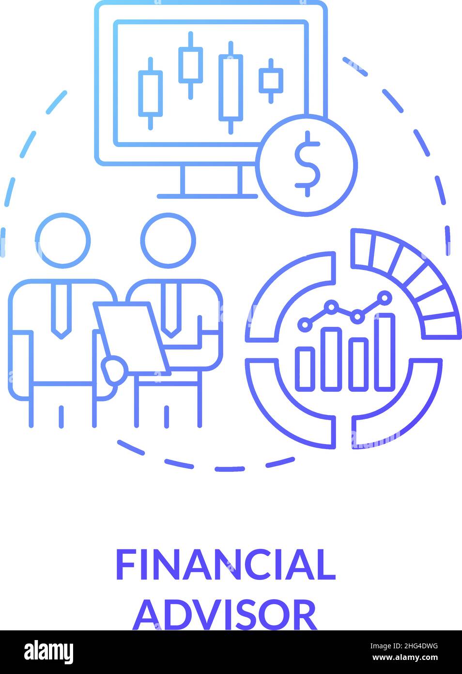 Financial planner and client Stock Vector Images - Alamy