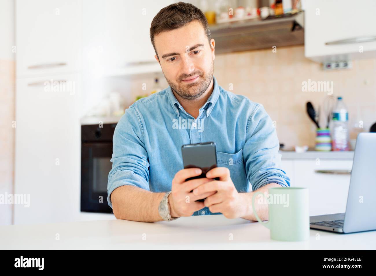 Man booking hi-res stock photography and images - Alamy