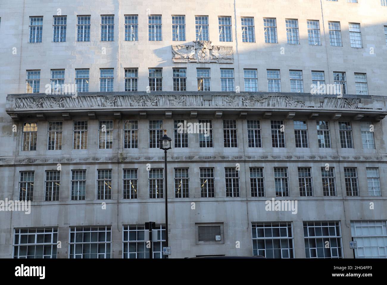 BBC Broadcasting House in Portland Place. Photos taken shortly after ...