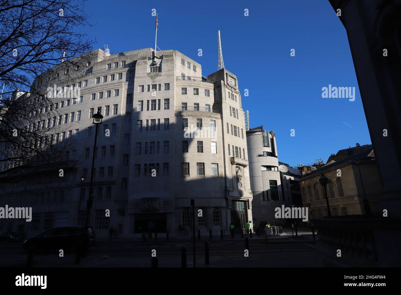 BBC Broadcasting House in Portland Place. Photos taken shortly after ...