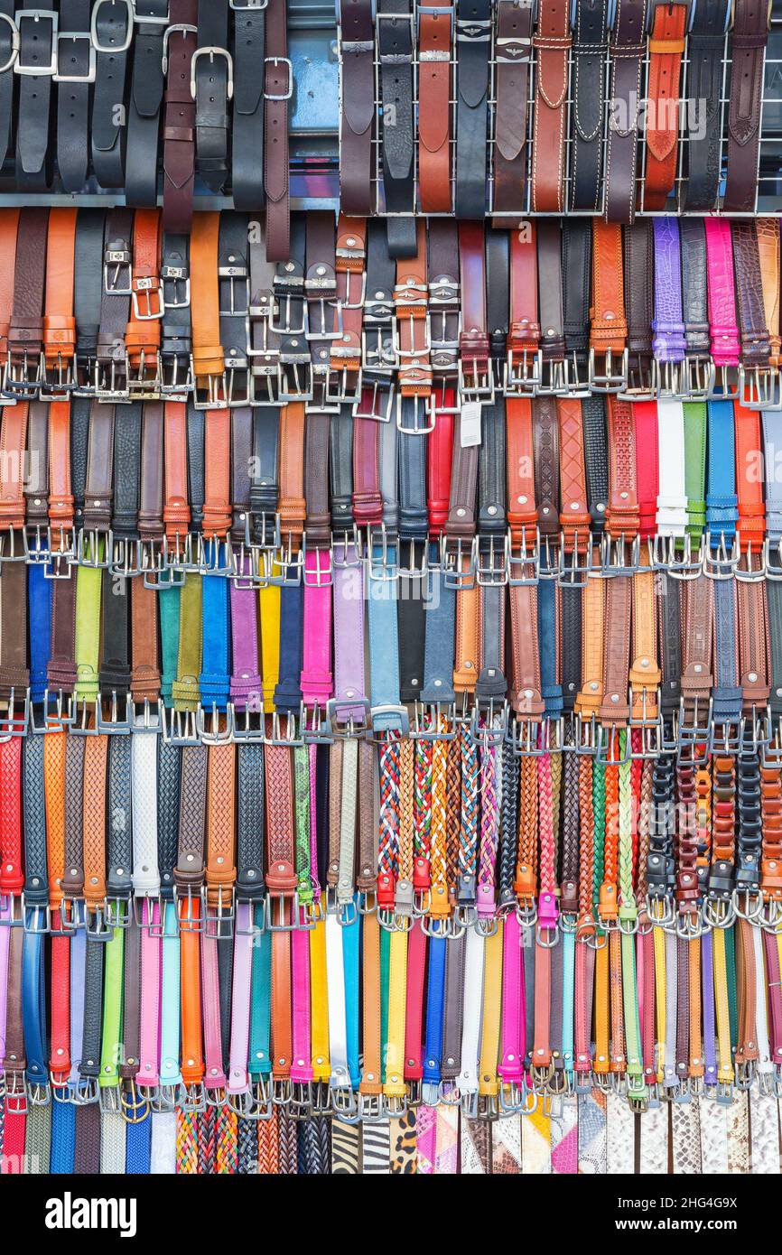 Colorful belts hi-res stock photography and images - Alamy