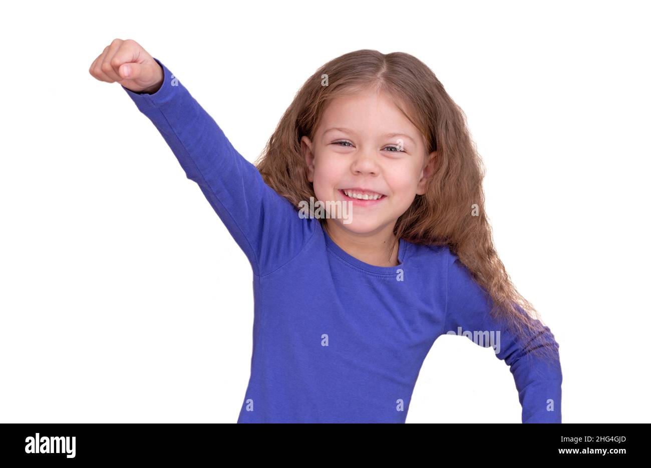 Super Excited Little Girl