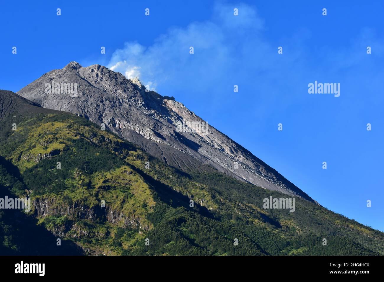 Crater of mount merapi hi-res stock photography and images - Alamy
