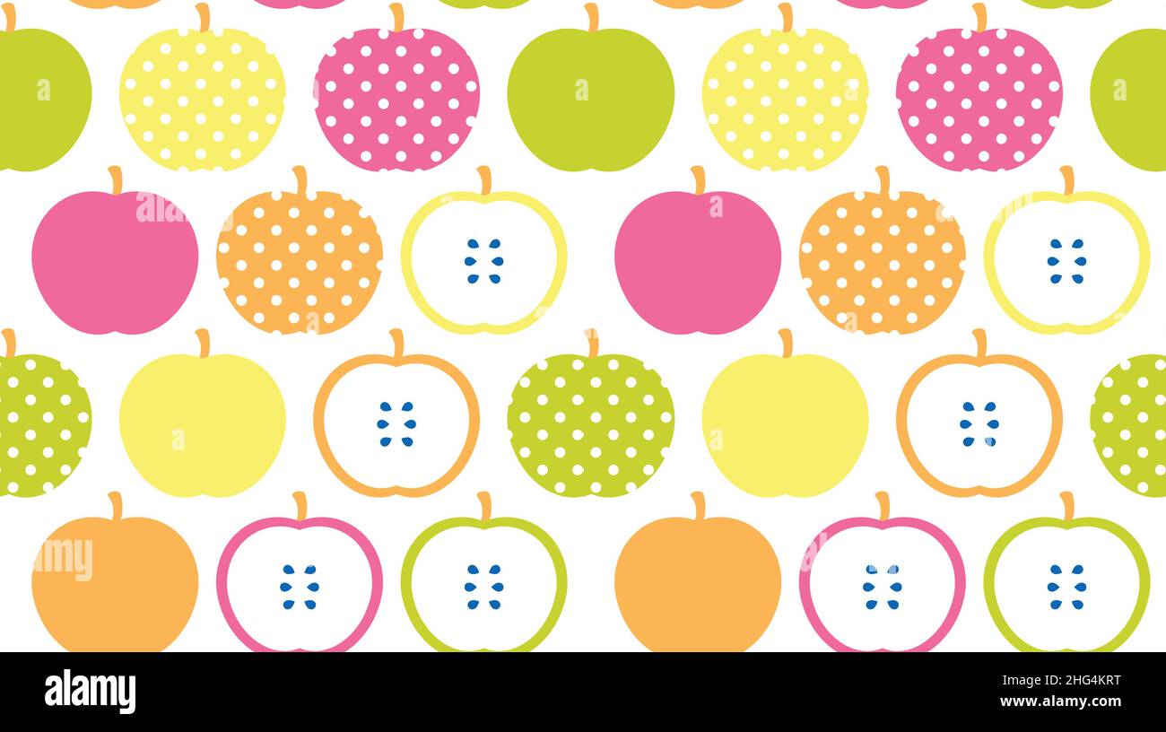 Cute retro apple seamless vector pattern Stock Vector Image & Art - Alamy Cute retro apple seamless vector pattern Stock Vector Image & Art - Alamy