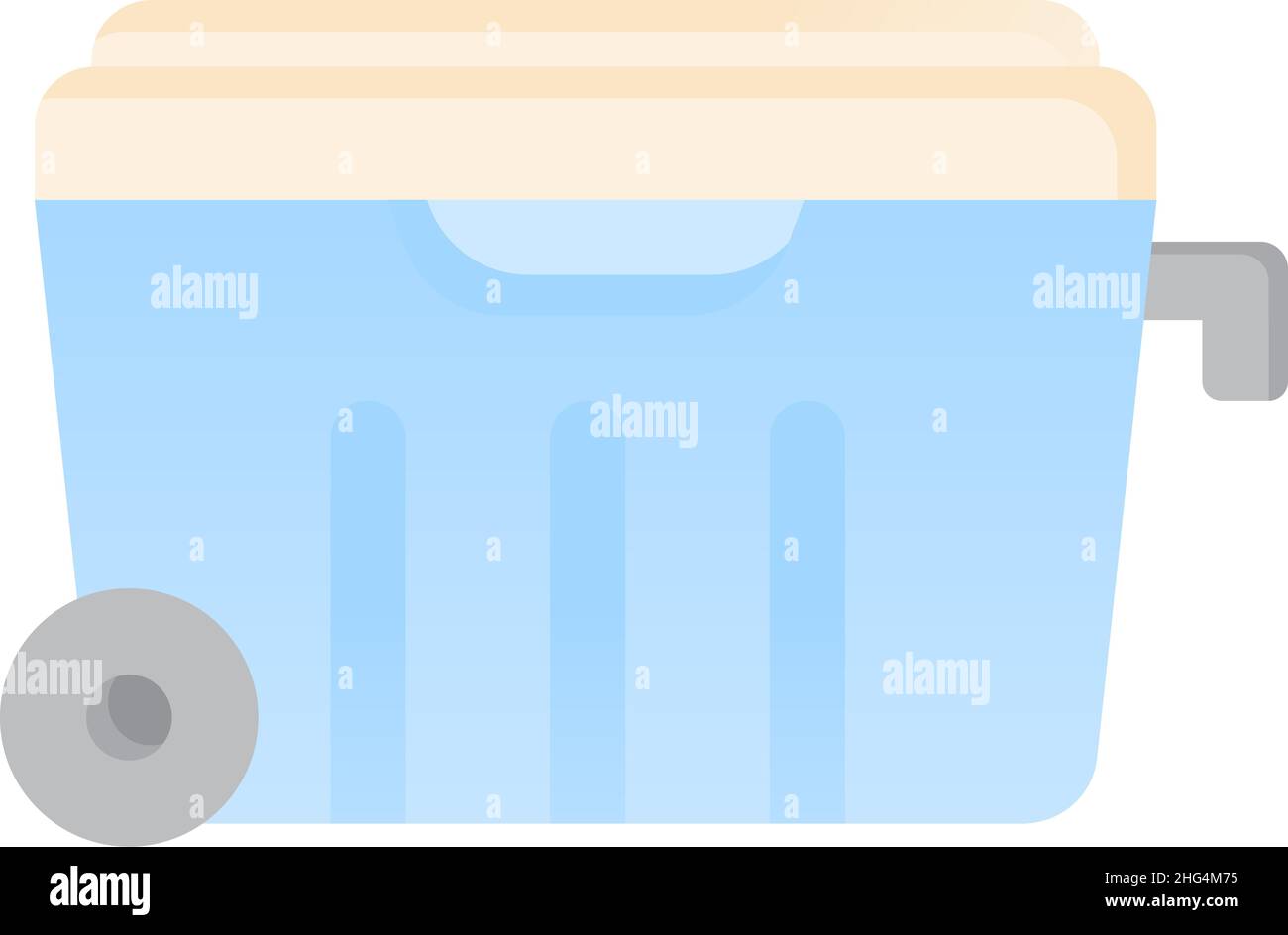 Fishing box tackle vector icon isolated on white Stock Vector Image ...