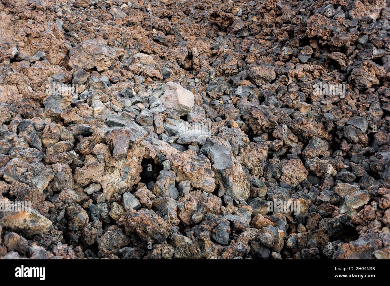 Rough, rugged solid lava rocks Stock Photo - Alamy