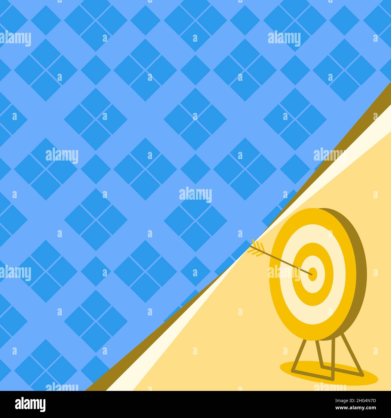 Target With Bullseye Representing Successfully Completed Project Stock ...