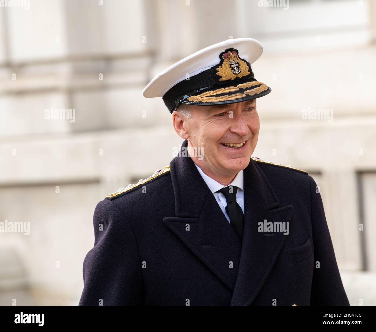 London, UK. 18th Jan, 2022. Chief of the Defence Staff Admiral Sir Tony ...