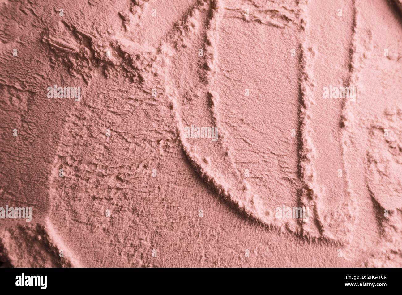 Cosmetic background, clay texture. Mask pink dry clay for face and body ...
