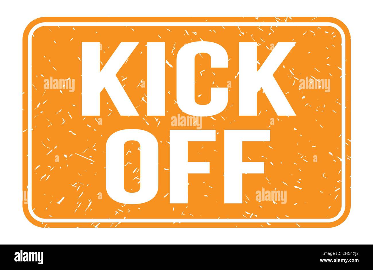 Kick off stamp hi-res stock photography and images - Alamy