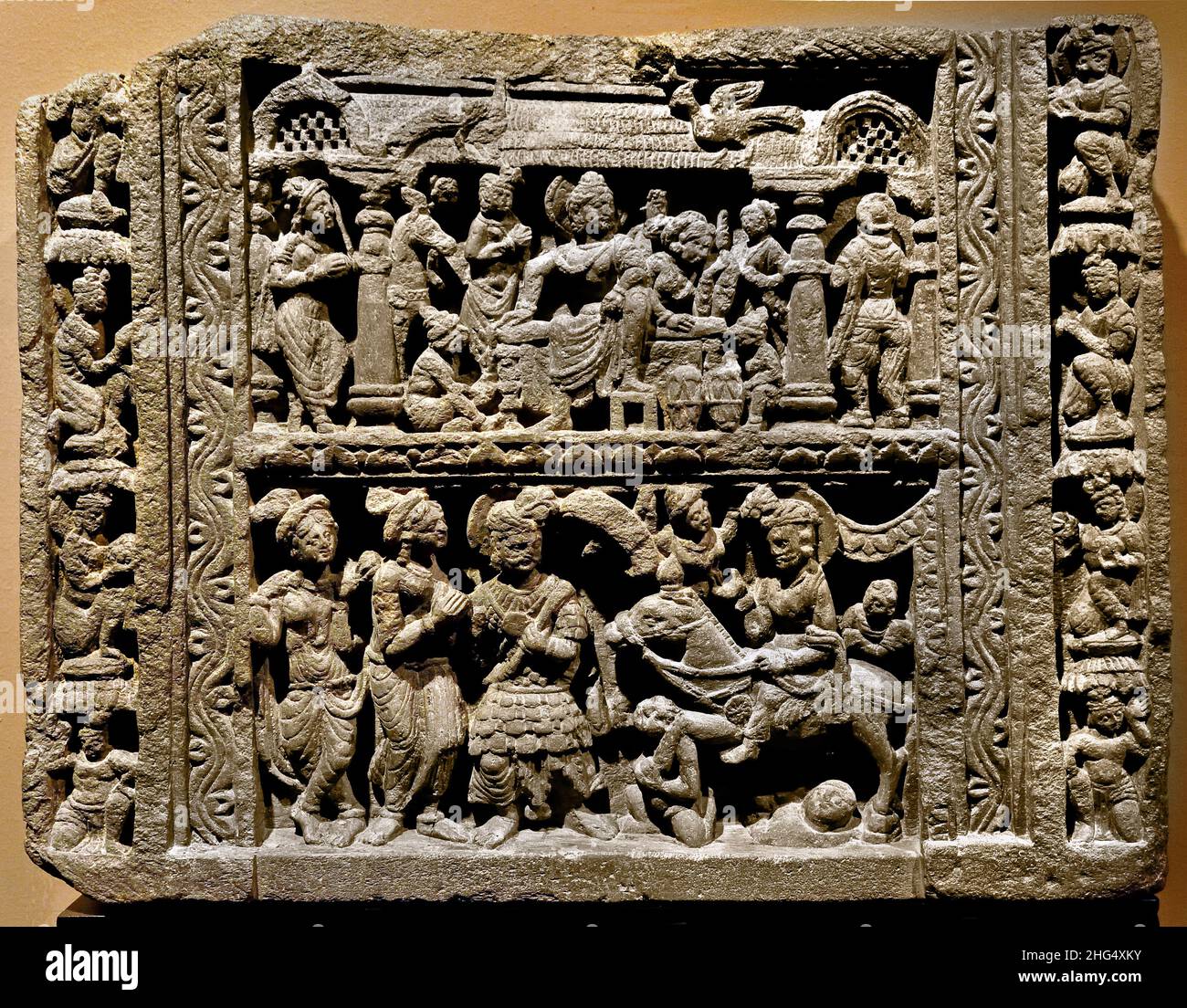 The Great Renunciation - Prince Siddharta bids a last farewell to his ...