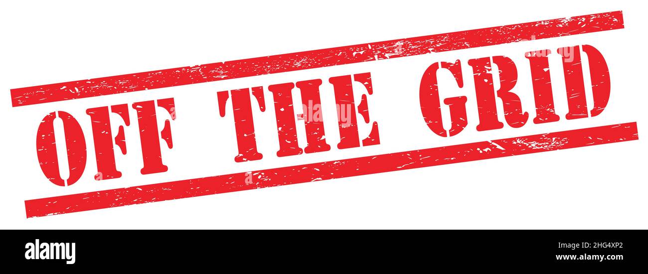 Off the grid stamp hi-res stock photography and images - Alamy