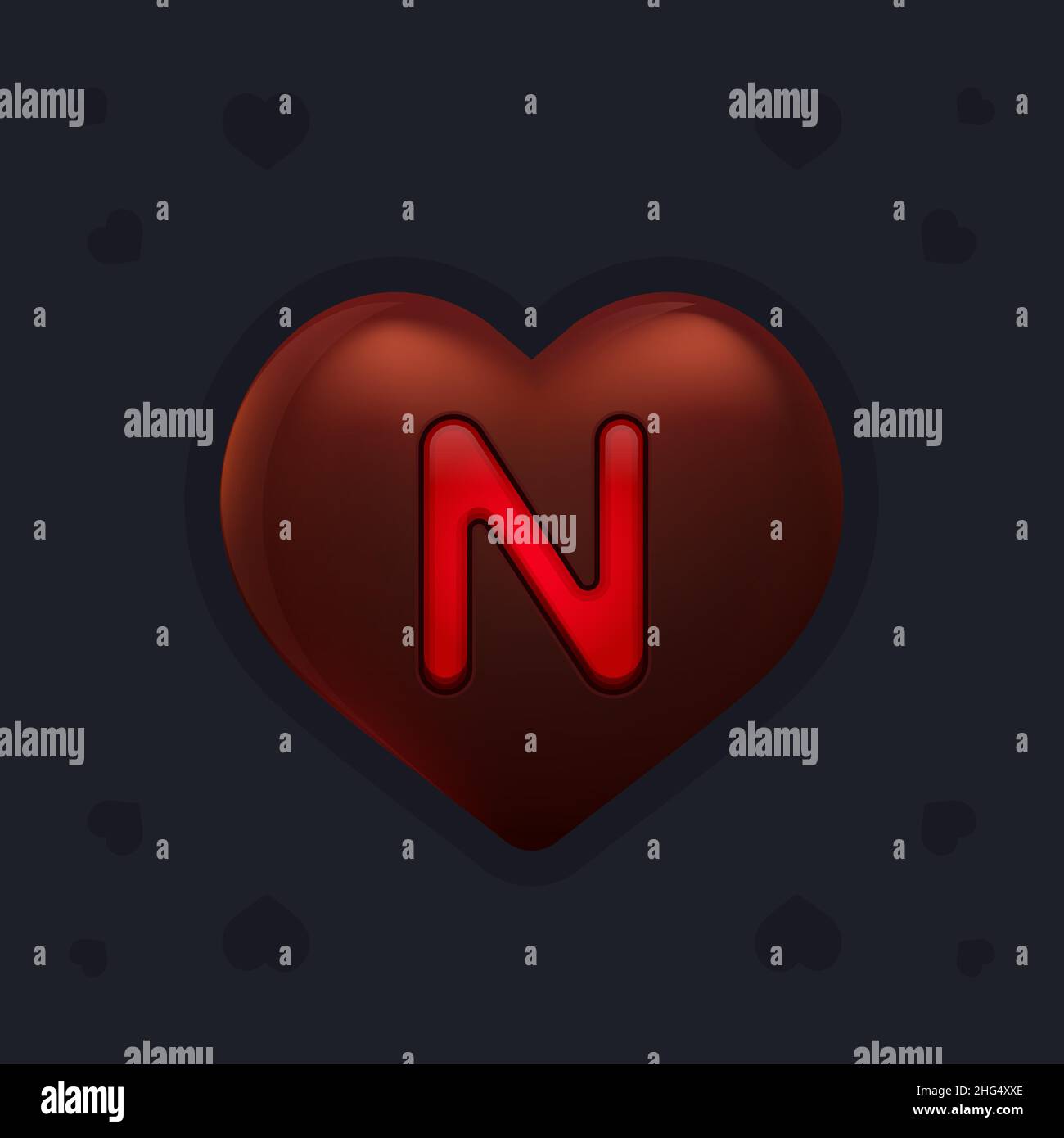 Letter n inside hi-res stock photography and images - Alamy