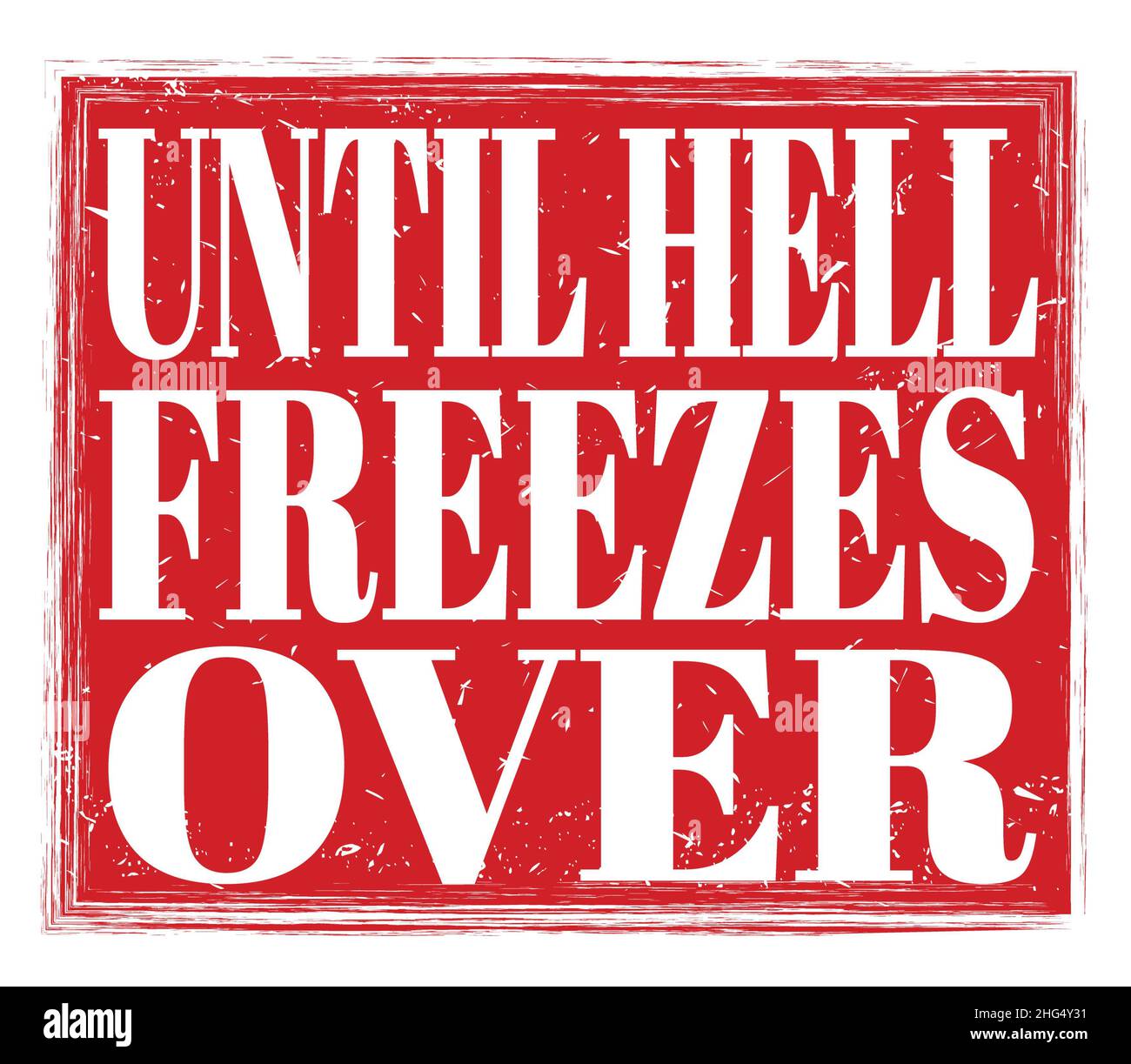 Hell freezes over hi-res stock photography and images - Alamy