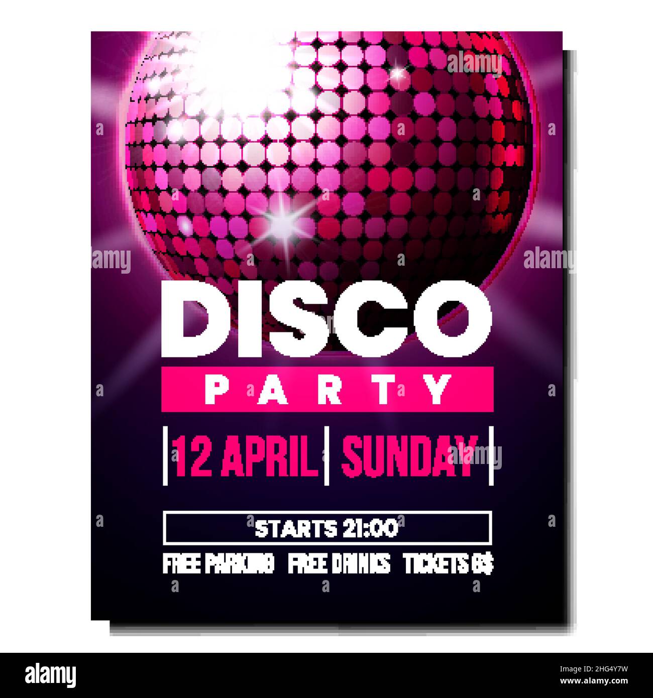 1970s night club Stock Vector Images - Alamy