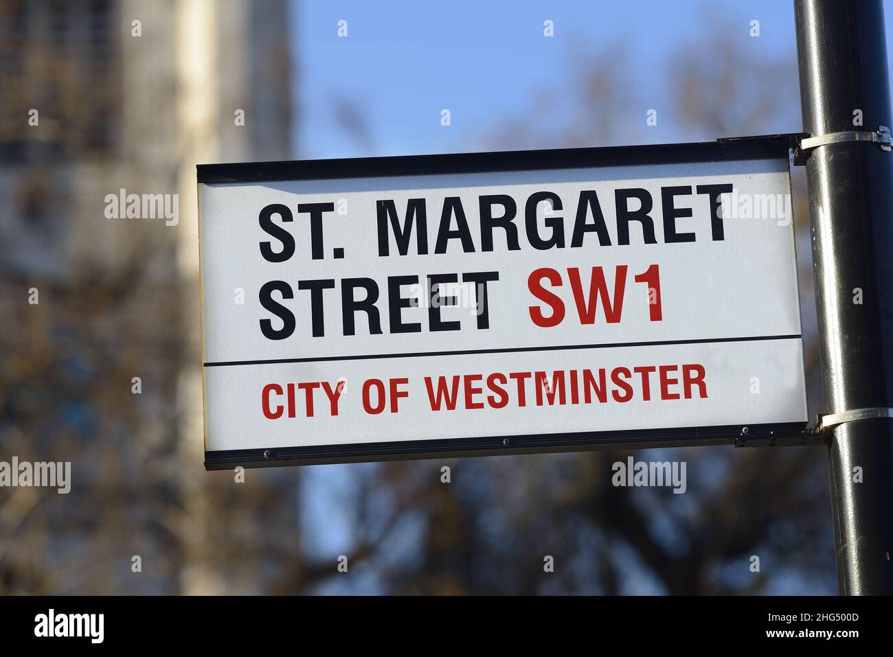 Street sign parliament square london hi-res stock photography and ...