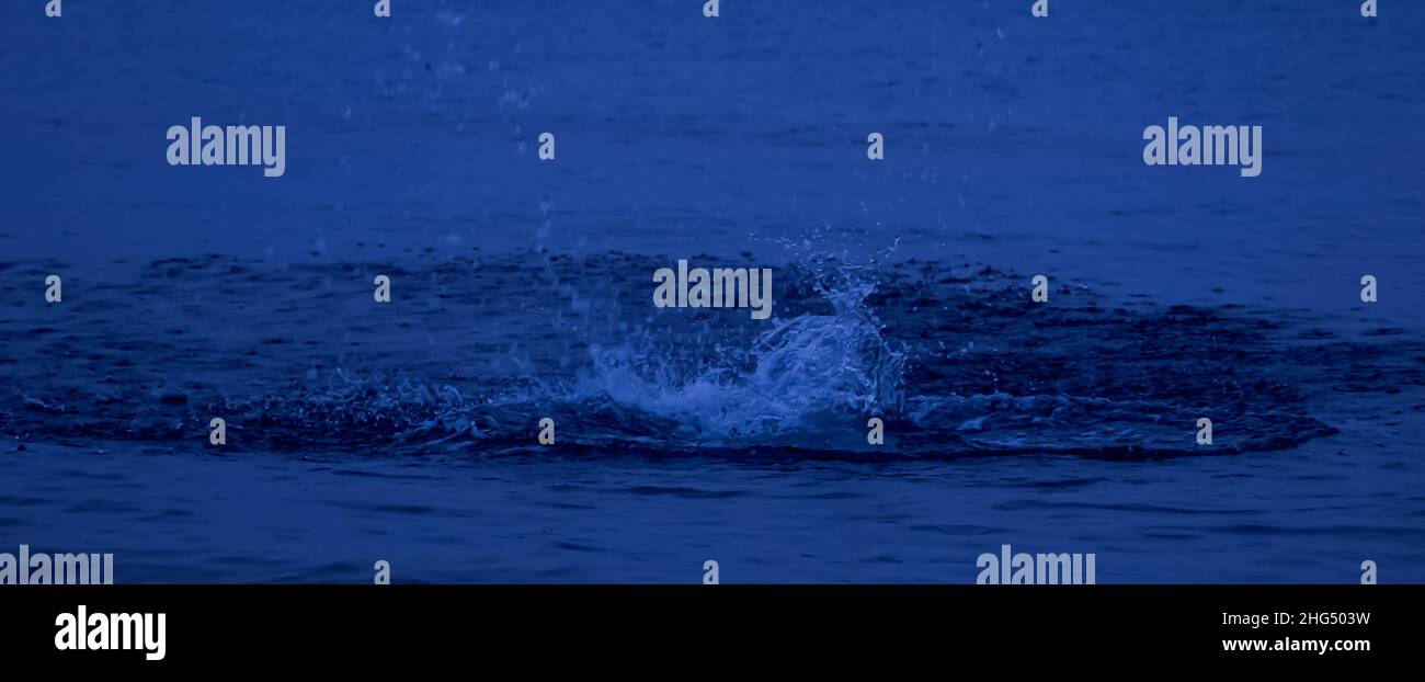 big water splashing and the waves in the sea, ocean foam Stock Photo ...