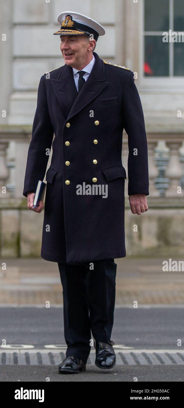 London, England, UK. 18th Jan, 2022. UK Chief of the Defence Staff ...