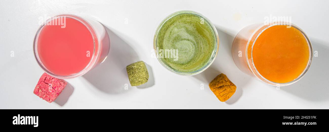 Mixed fruit juice concentrate hi-res stock photography and images - Alamy