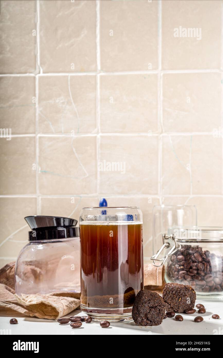 Modern Dissolvable Drinks concept, healthy homemade dissolvable frozen ...